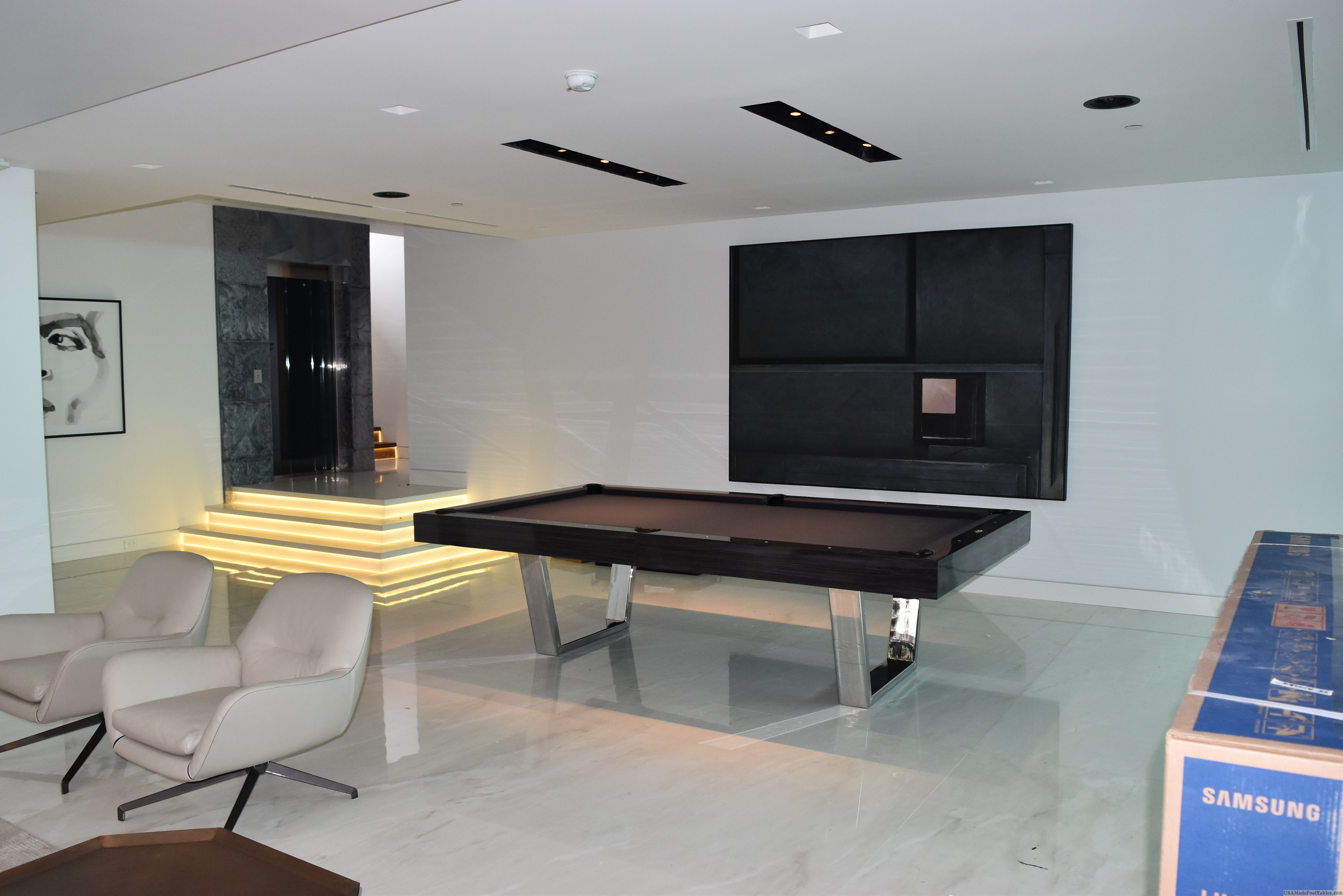 ADAM MODERN POOL TABLE, USA Made Pool Tables