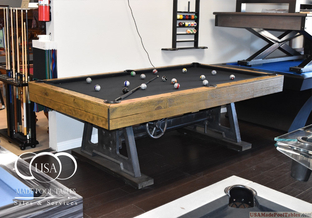 INDUSTRIAL POOL TABLES : STEEL POOL TABLES : METAL POOL TABLE : CUSTOM ...