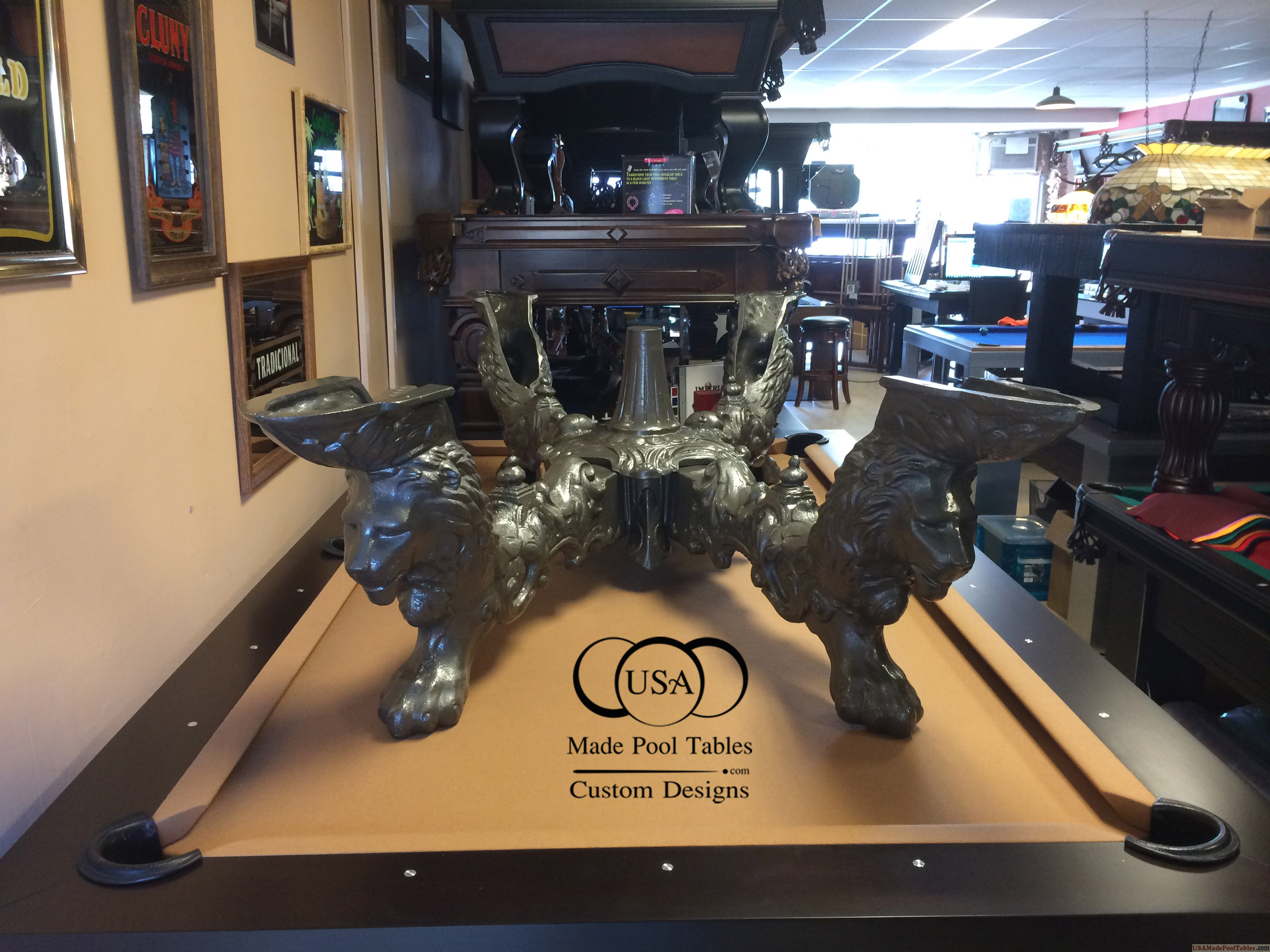 Pool Table : Lions Pool Tables : 9 foot pool tables : lion pool tables