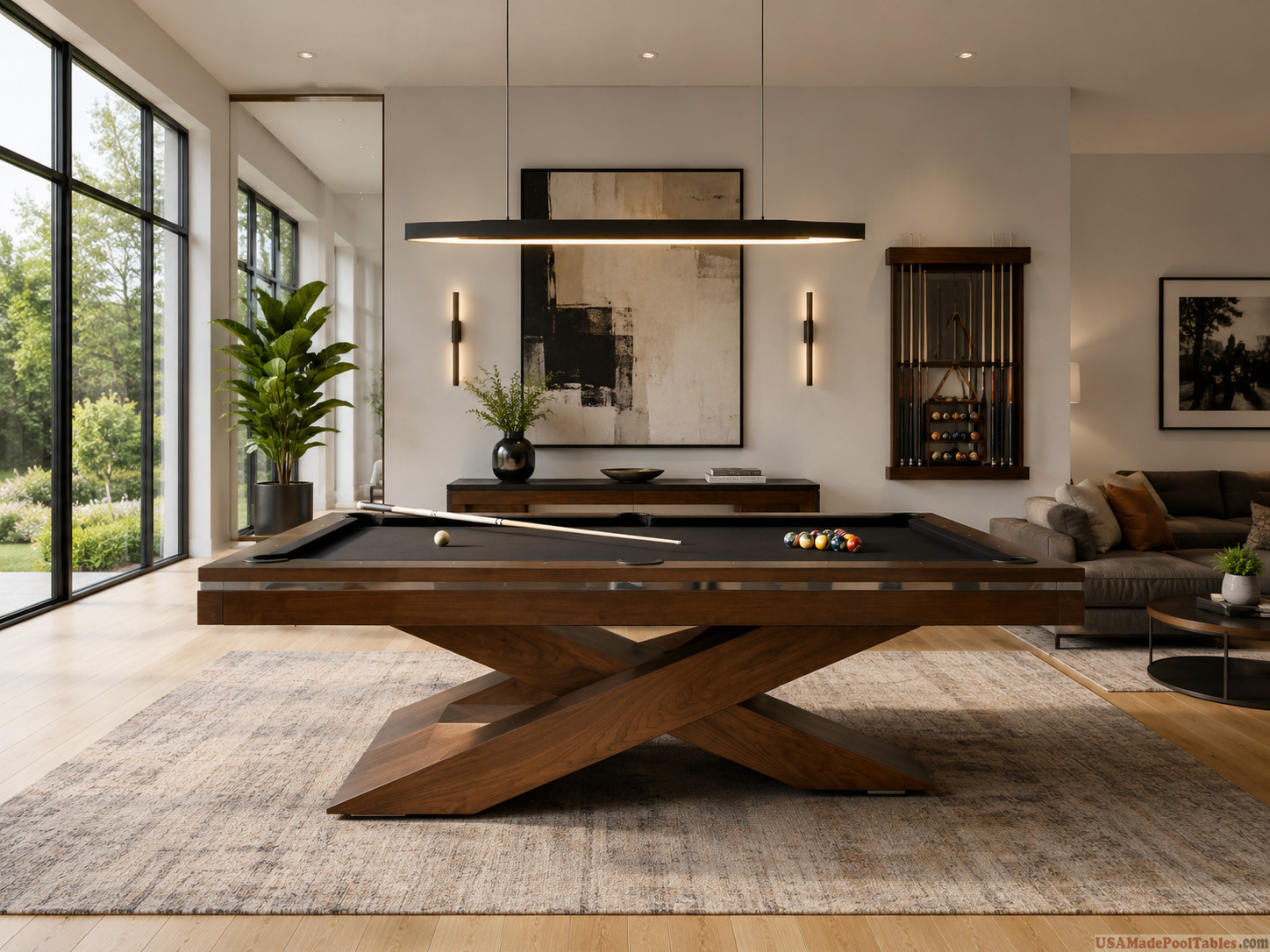 CUSTOM POOL TABLES : MODERN POOL TABLES : CONTEMPORARY POOL TABLE ...